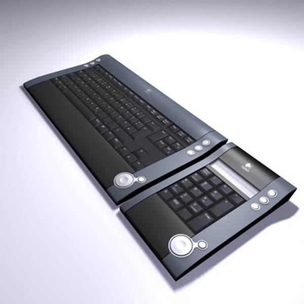 3d model logitech keyboard