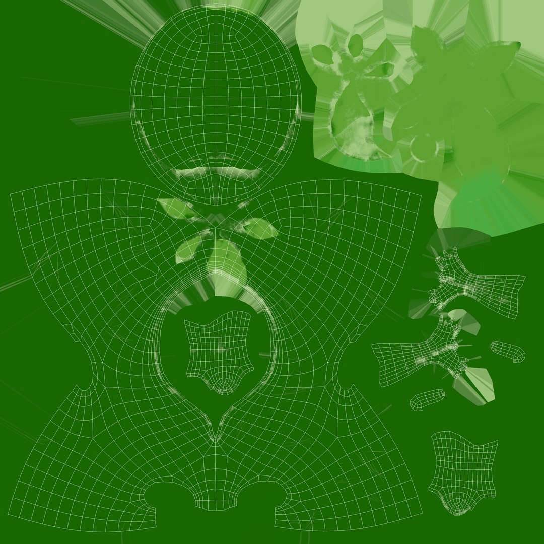 Pea Cartoon Character 3D Model - TurboSquid 1246324