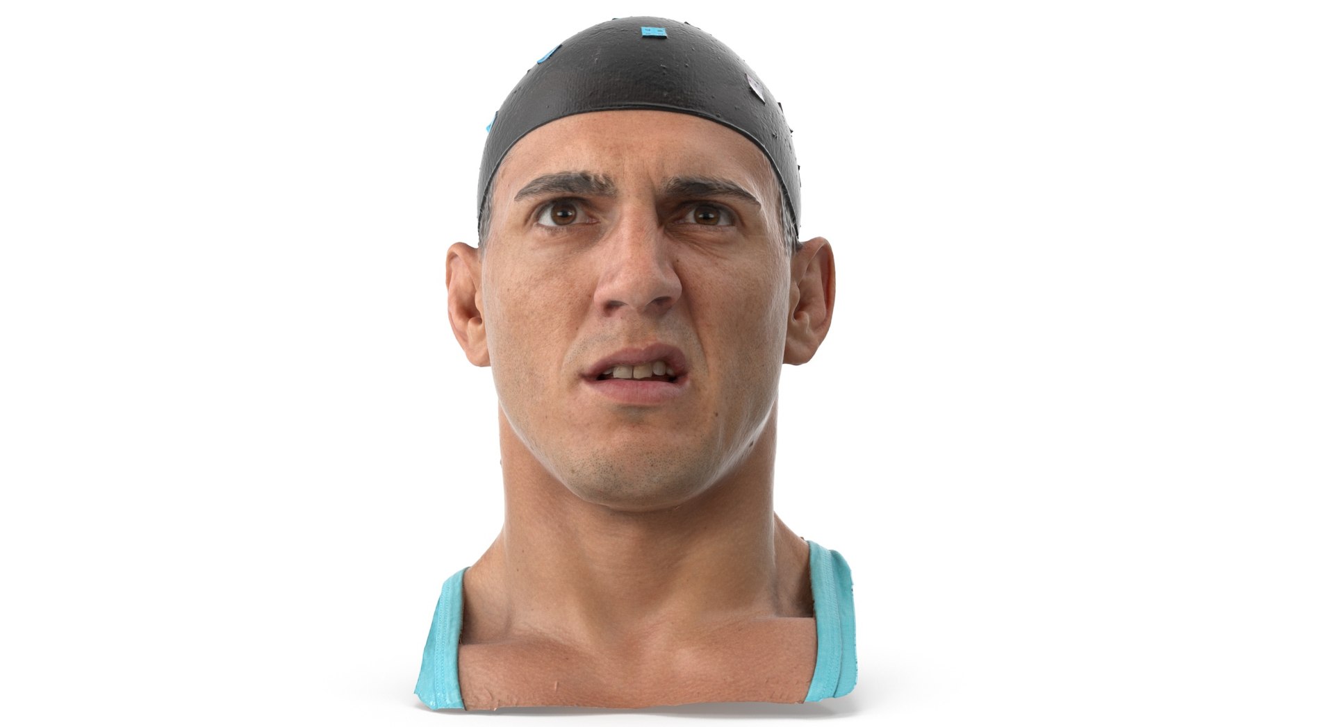 3D mike human head disgust model - TurboSquid 1625058