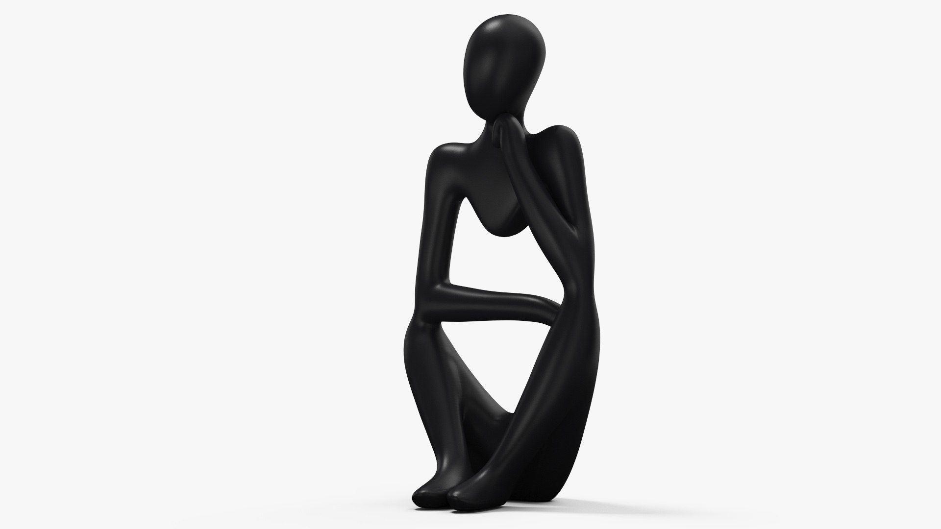 Abstract Human Figures Black 3D Model - TurboSquid 2211528