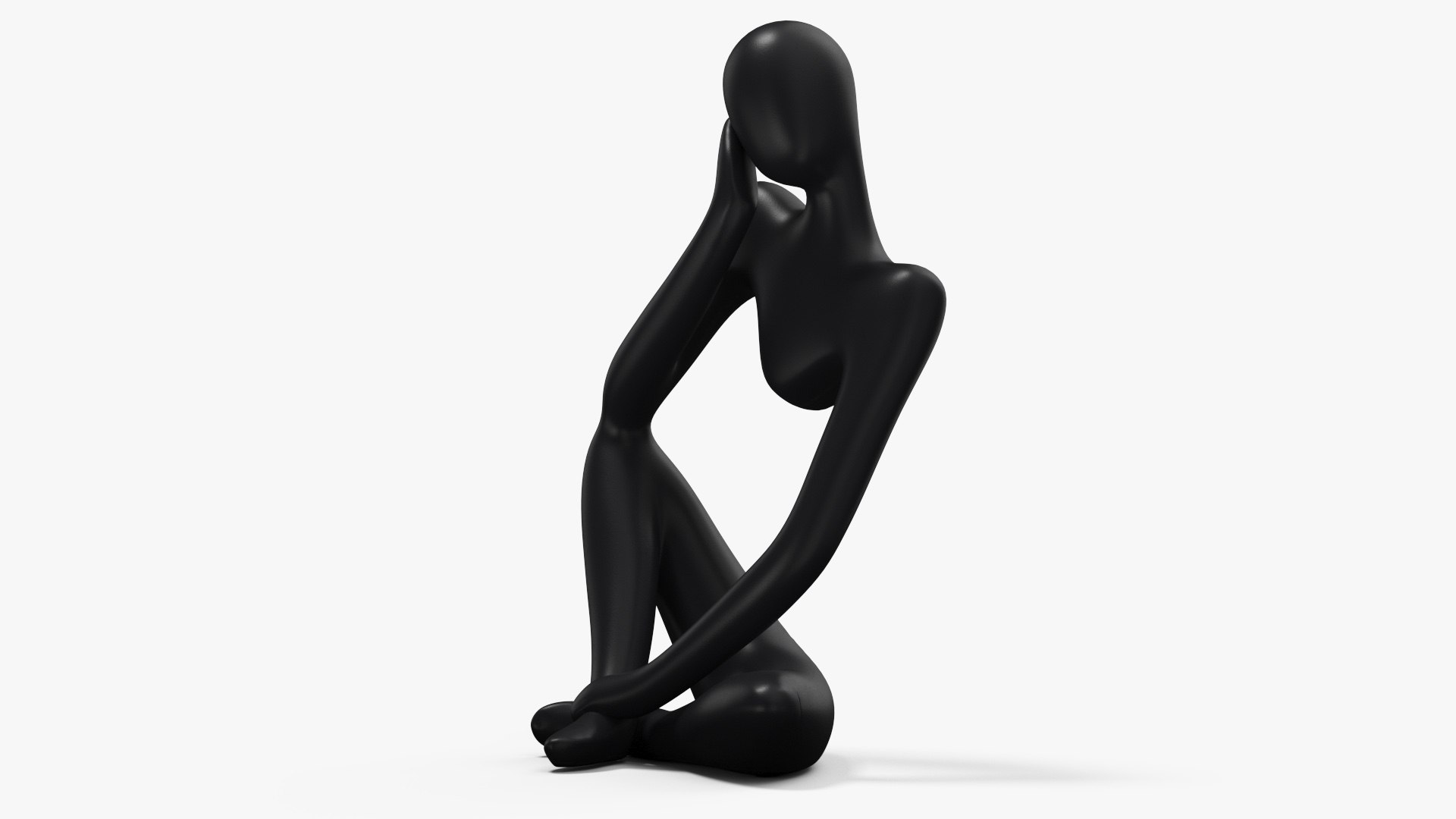 Abstract Human Figures Black 3D Model - TurboSquid 2211528