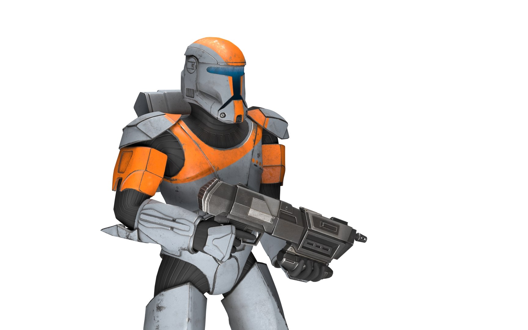 3D Clone Commando Model - TurboSquid 1645466