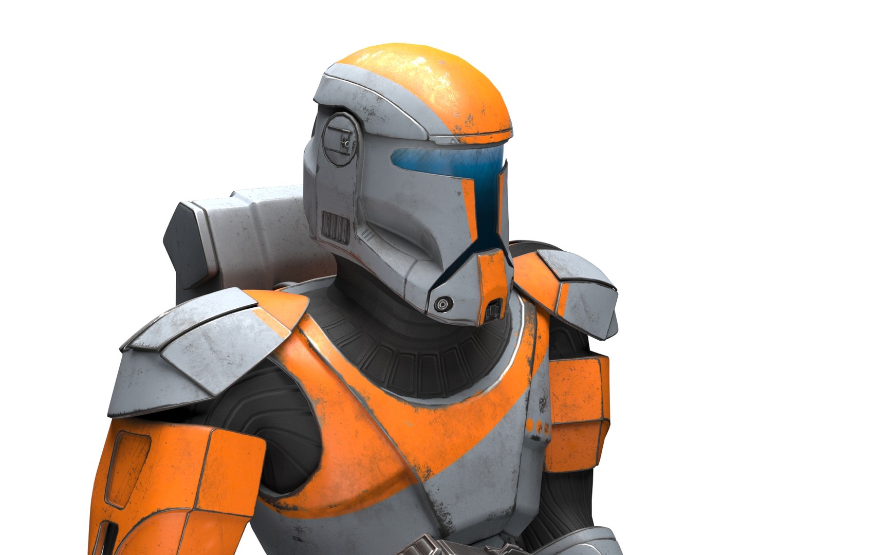 3D Clone Commando Model - TurboSquid 1645466