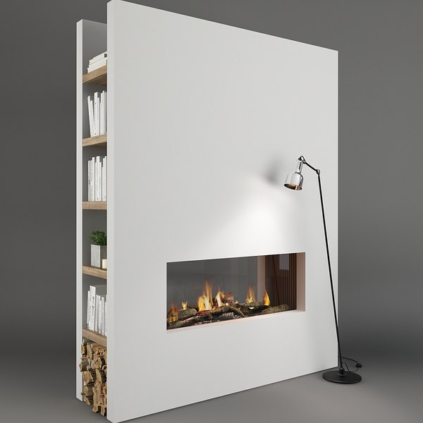 3D fireplace decor model - TurboSquid 1301761