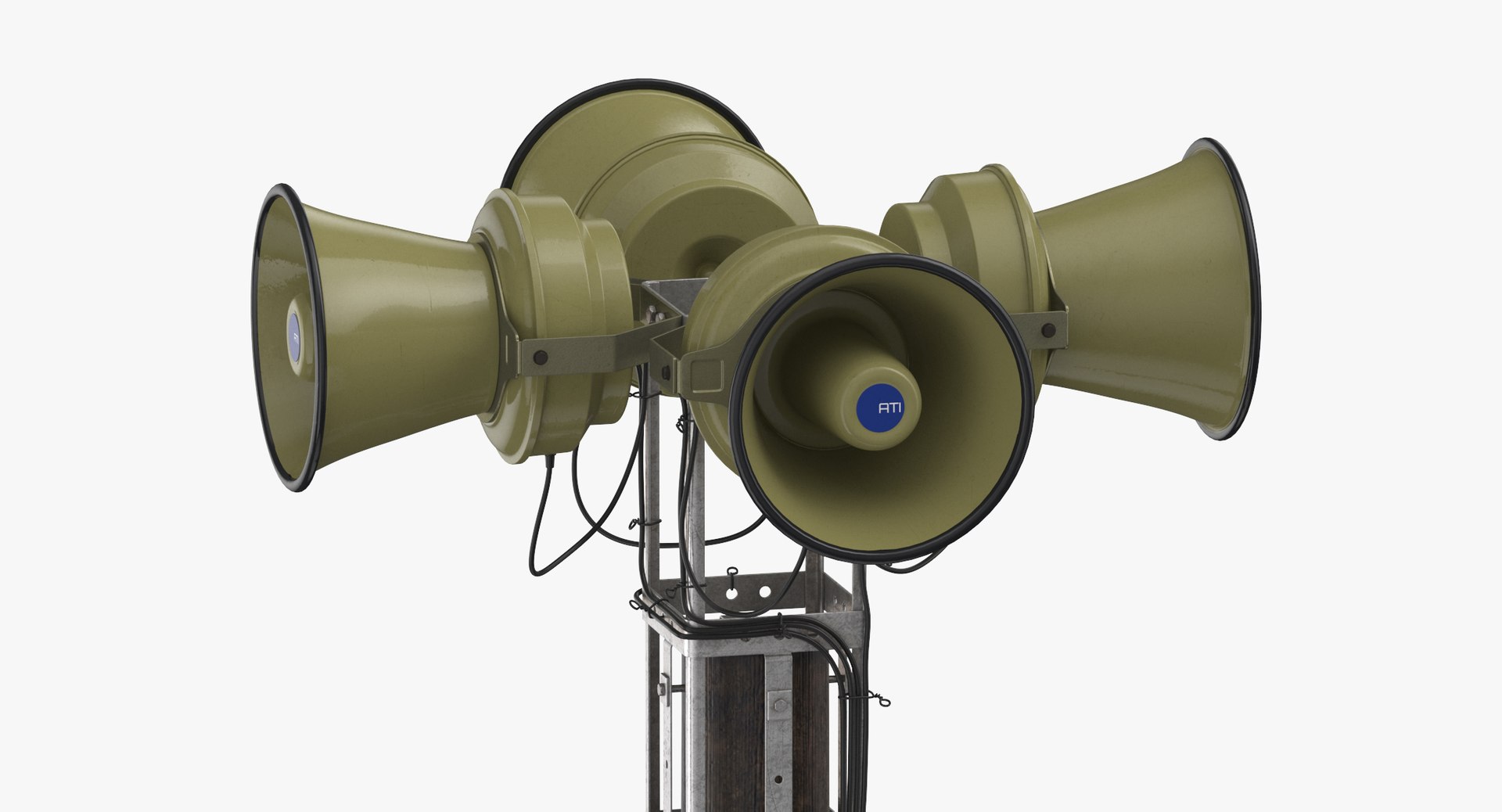 Emergency Siren 3D Model - TurboSquid 1383264