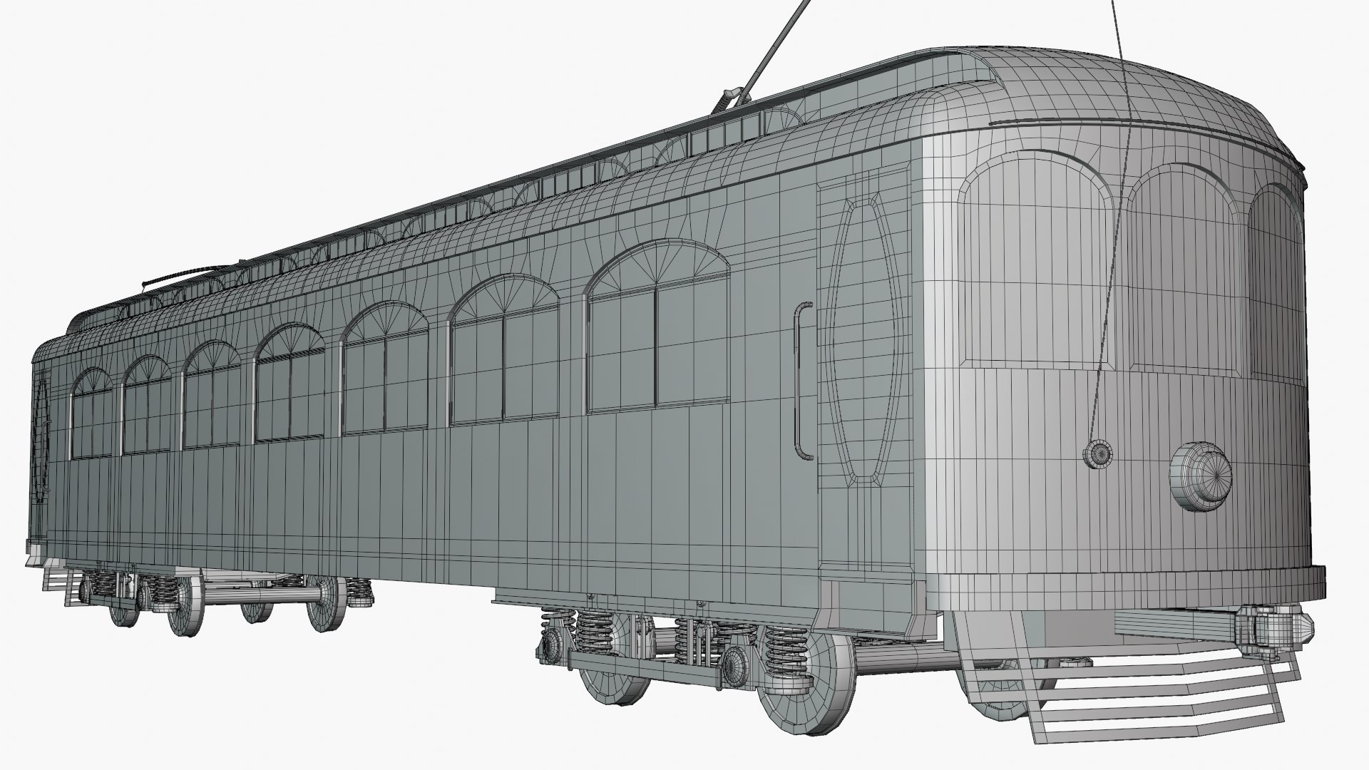 Historical Tram PBR 8K Textures 3D Model - TurboSquid 1841648
