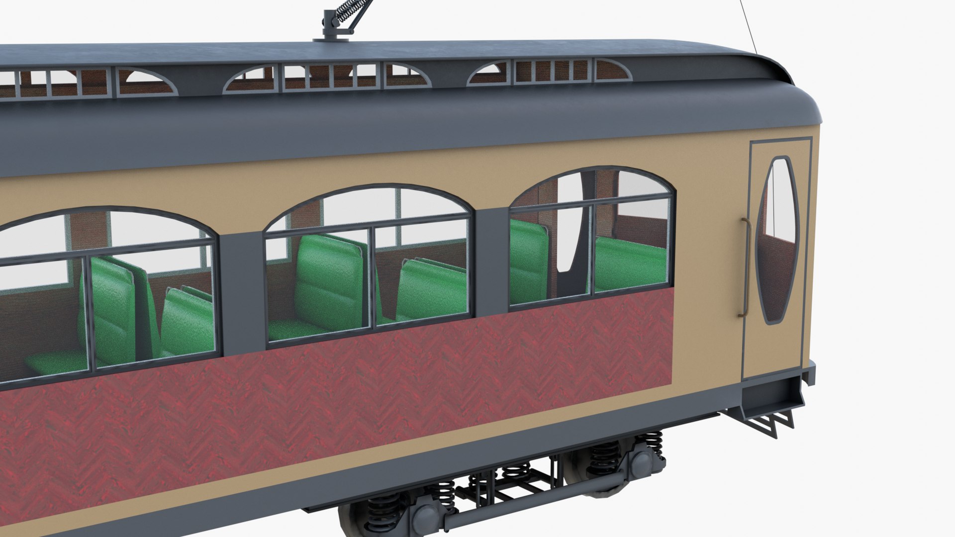 Historical Tram PBR 8K Textures 3D Model - TurboSquid 1841648