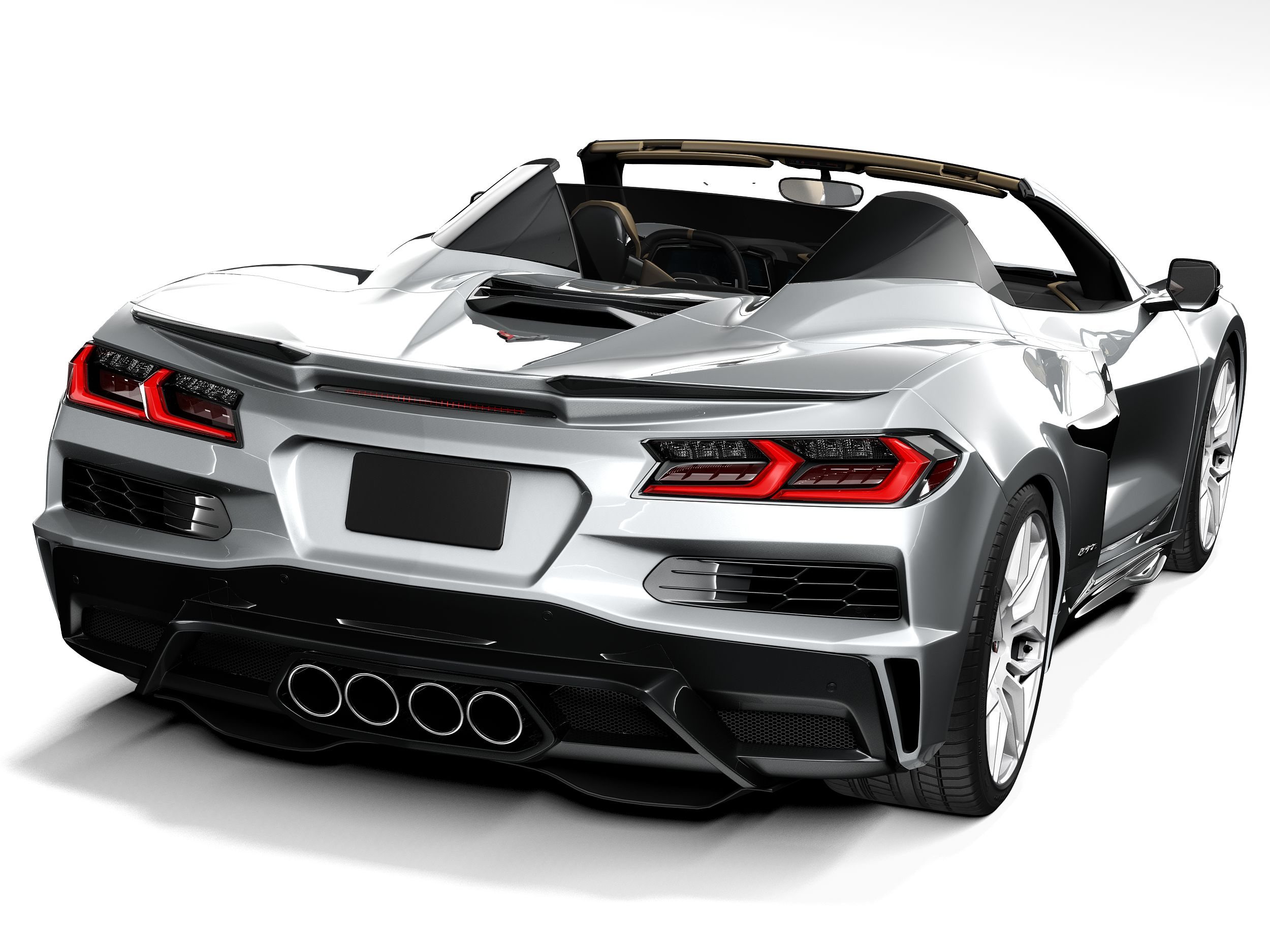 modelo 3d Chevrolet Corvette Z06 Descapotable 2023 - TurboSquid 2217667