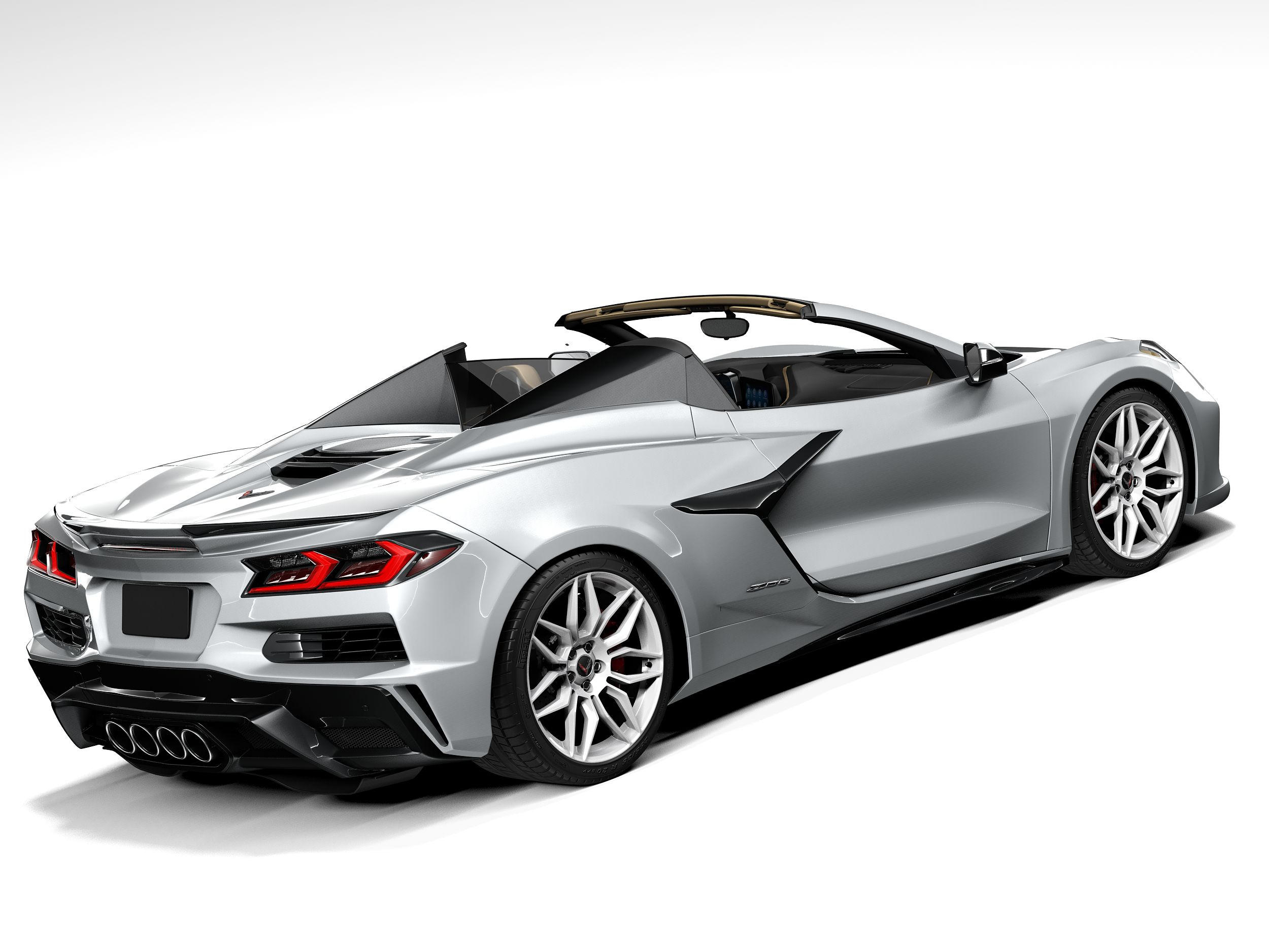 modelo 3d Chevrolet Corvette Z06 Descapotable 2023 - TurboSquid 2217667