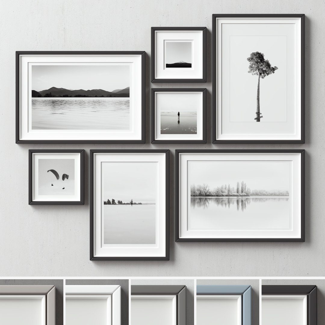 Picture frames 3D model - TurboSquid 1543177