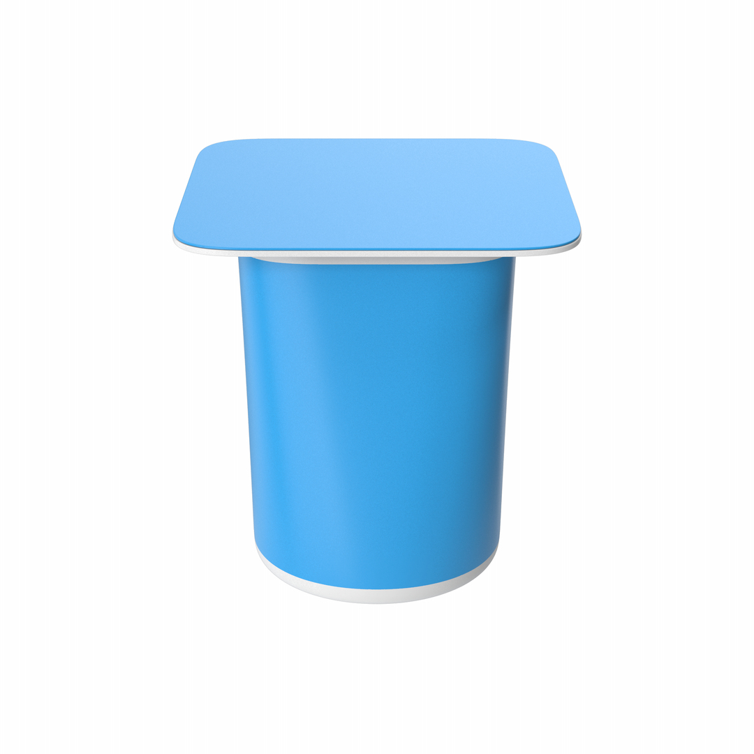 3D Blue Yogurt Cup - TurboSquid 2200371