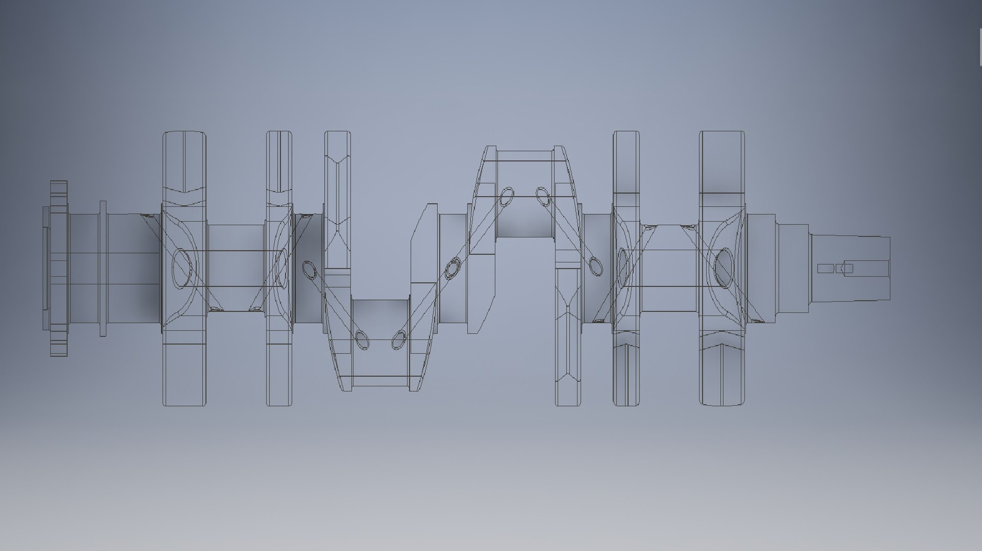 3D Engine Crankshaft Assy - TurboSquid 2316960