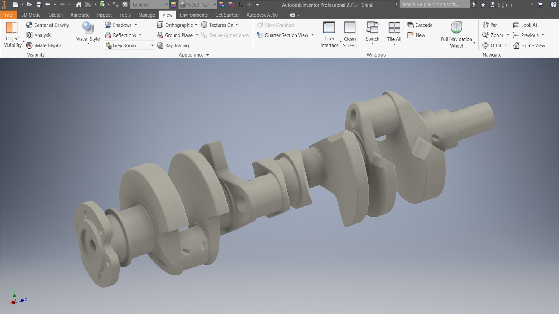 3D Engine Crankshaft Assy - TurboSquid 2316960