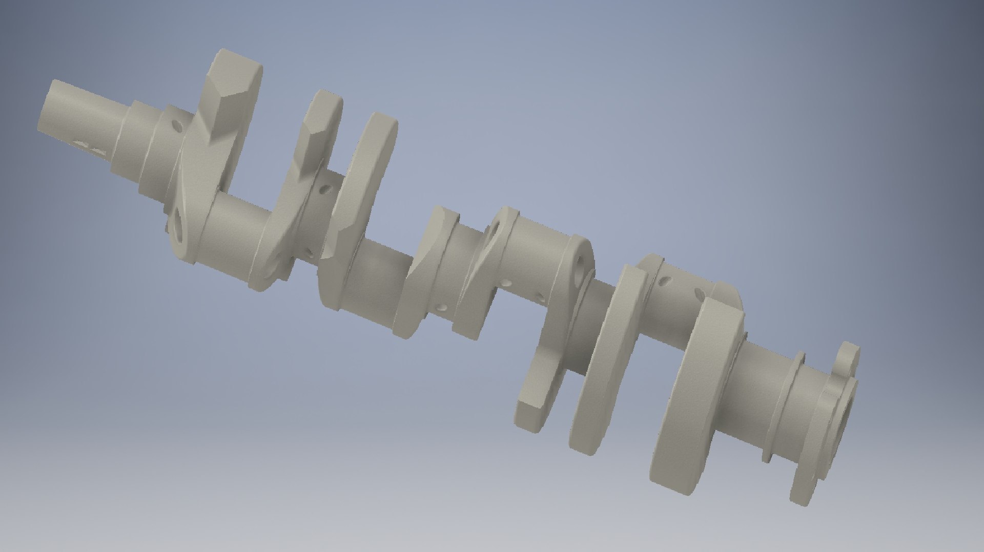 3D Engine Crankshaft Assy - TurboSquid 2316960
