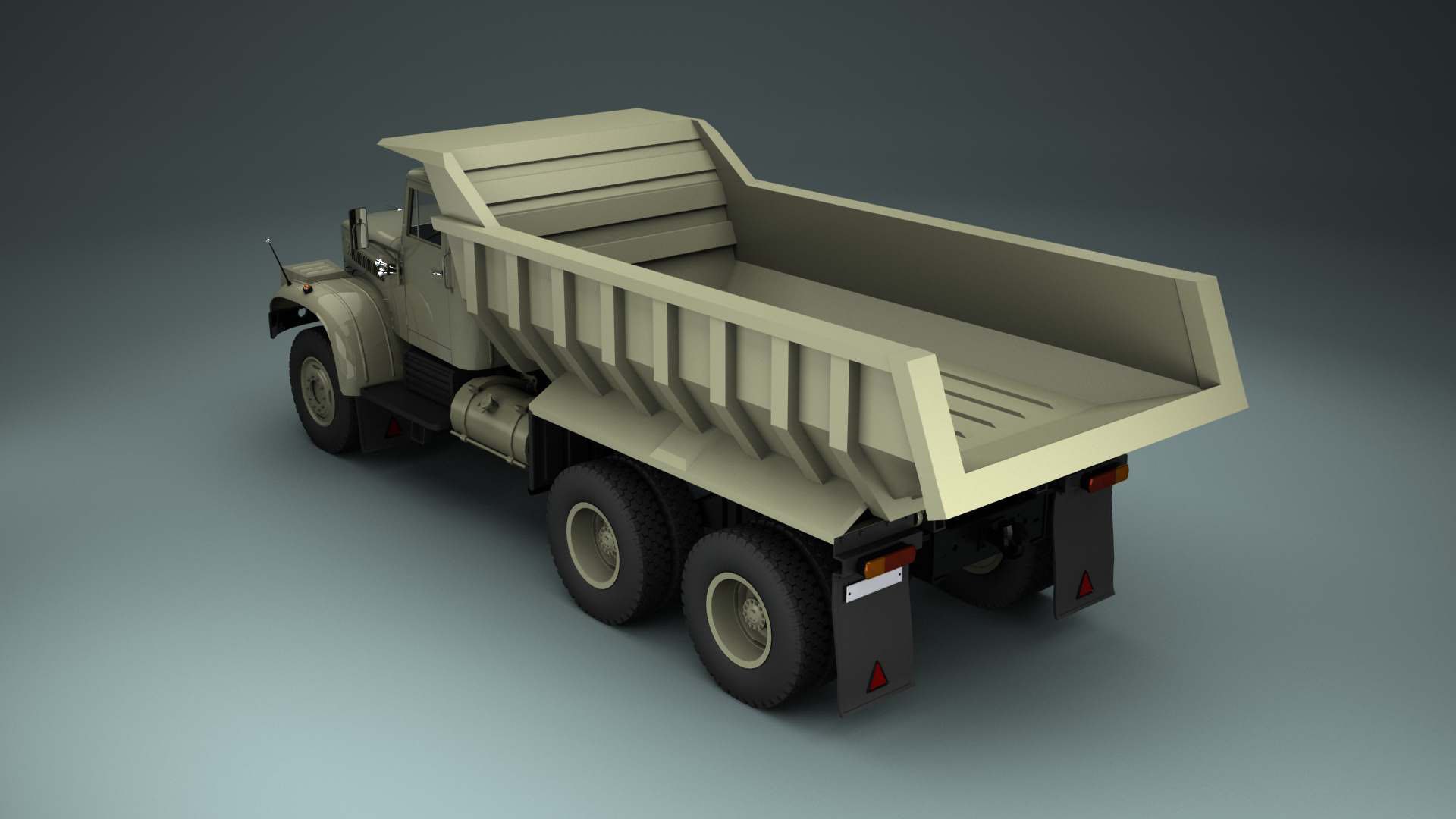 3ds Max Soviet Truck Kraz 256b
