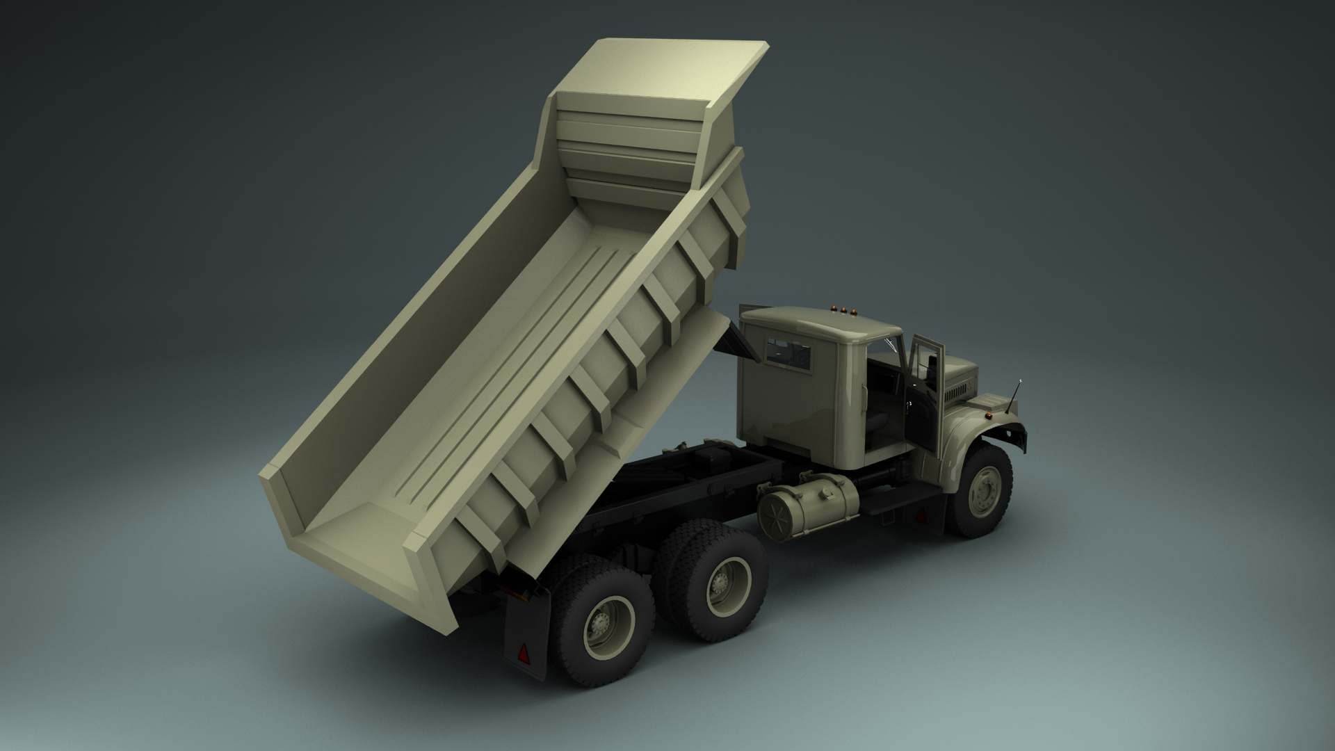 3ds Max Soviet Truck Kraz 256b