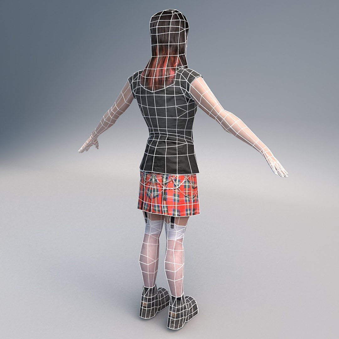 Character Female 01 3d C4d