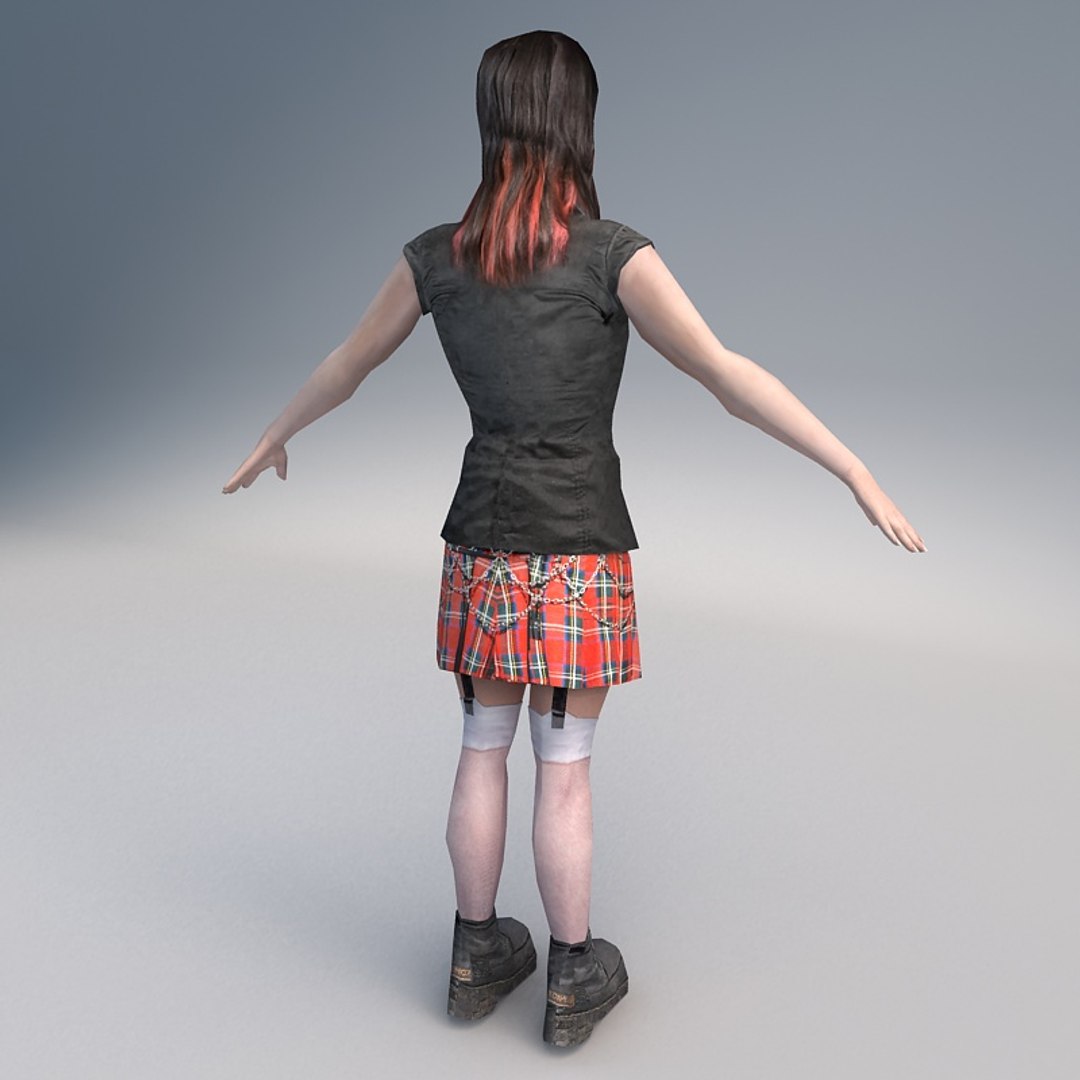 Character Female 01 3d C4d