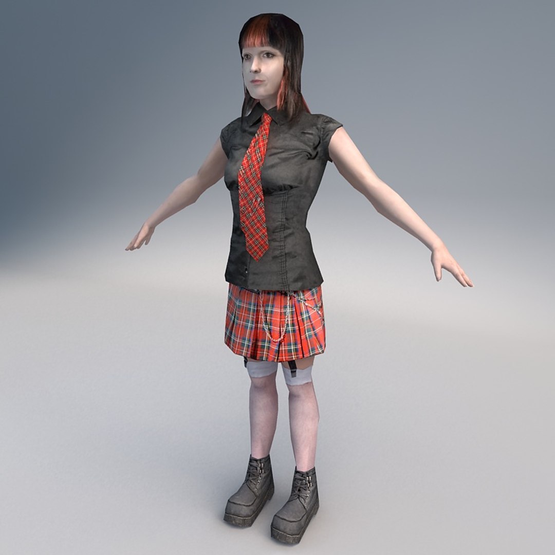 Character Female 01 3d C4d