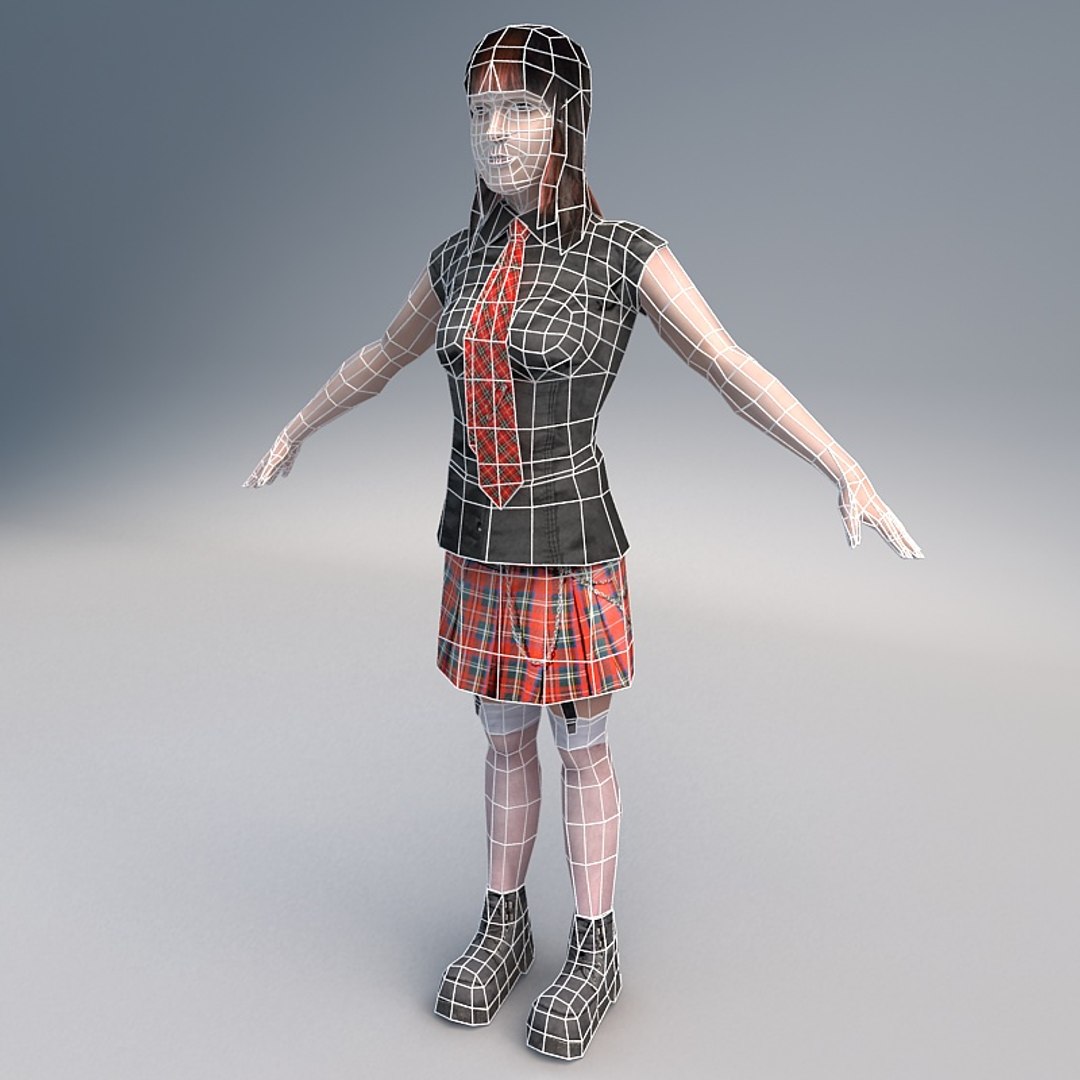 Character Female 01 3d C4d