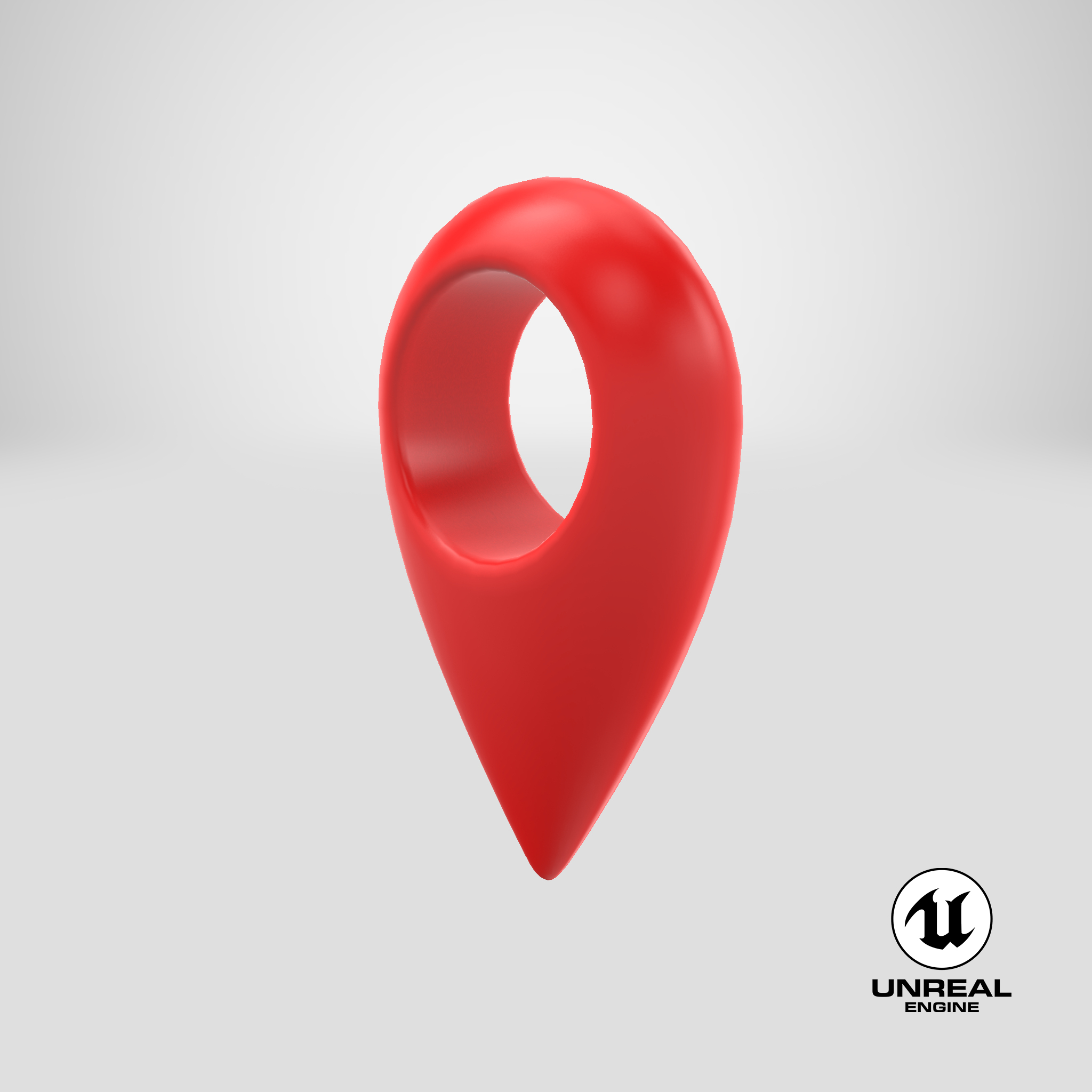 3D gps geo marker icon model - TurboSquid 1339566