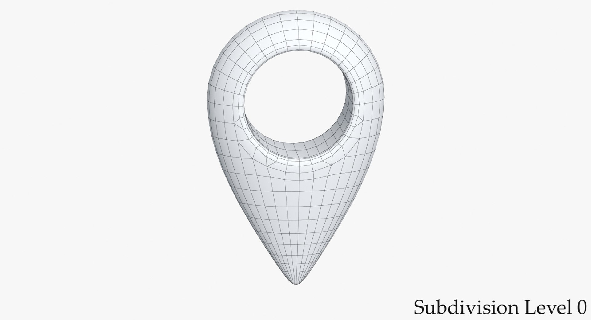 3D Gps Geo Marker Icon Model - TurboSquid 1339566
