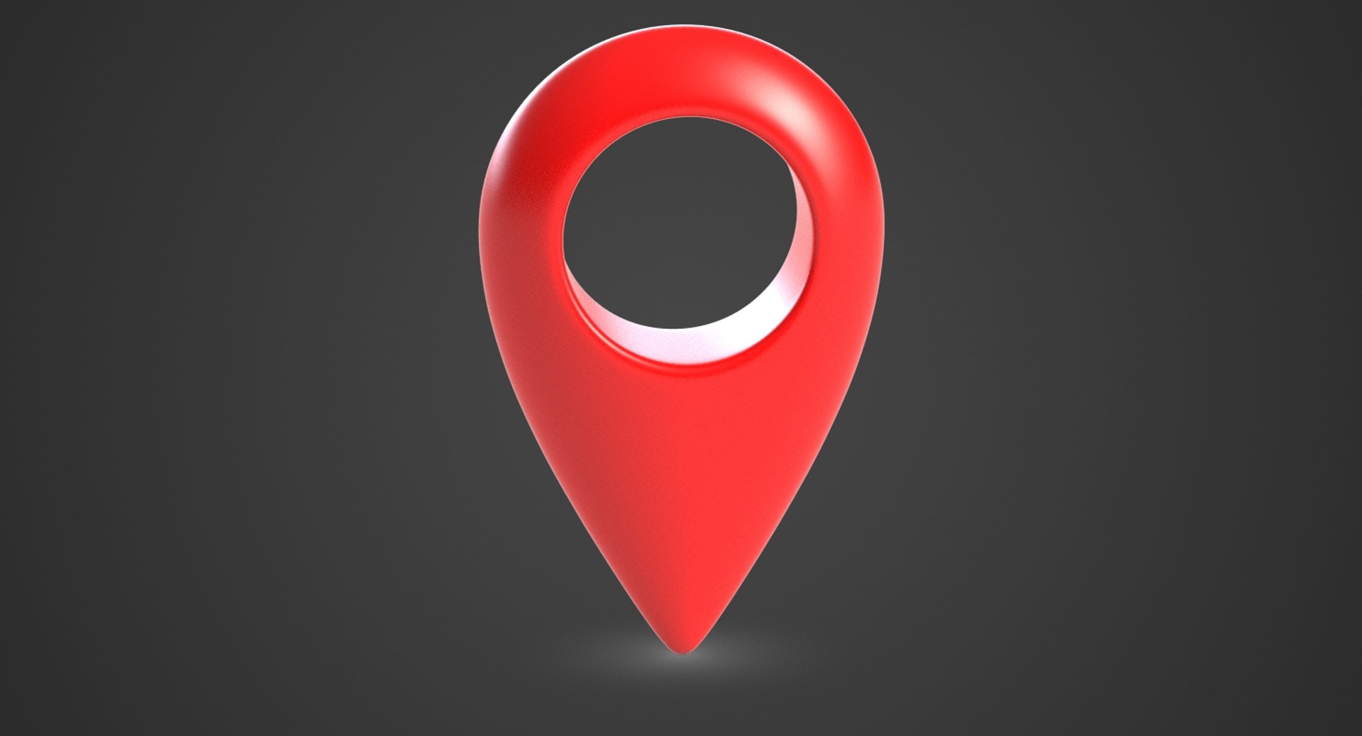 3D Gps Geo Marker Icon Model - TurboSquid 1339566
