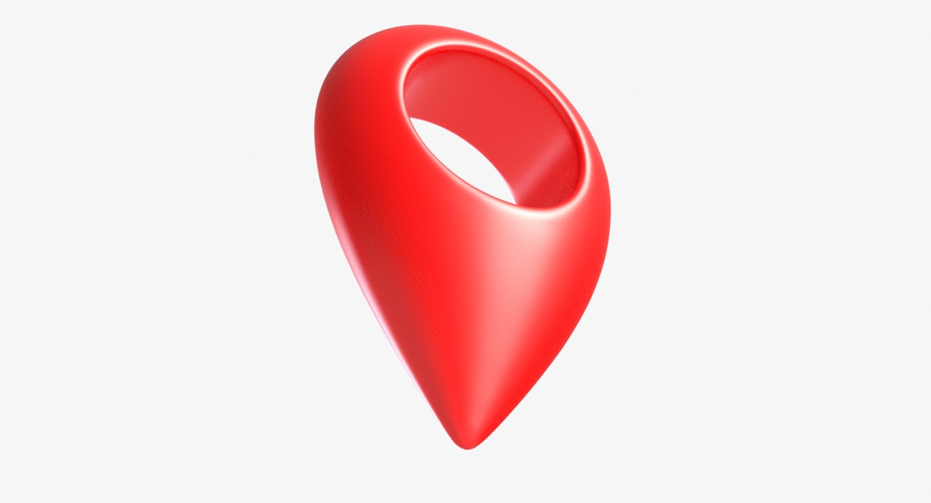3D Gps Geo Marker Icon Model - TurboSquid 1339566