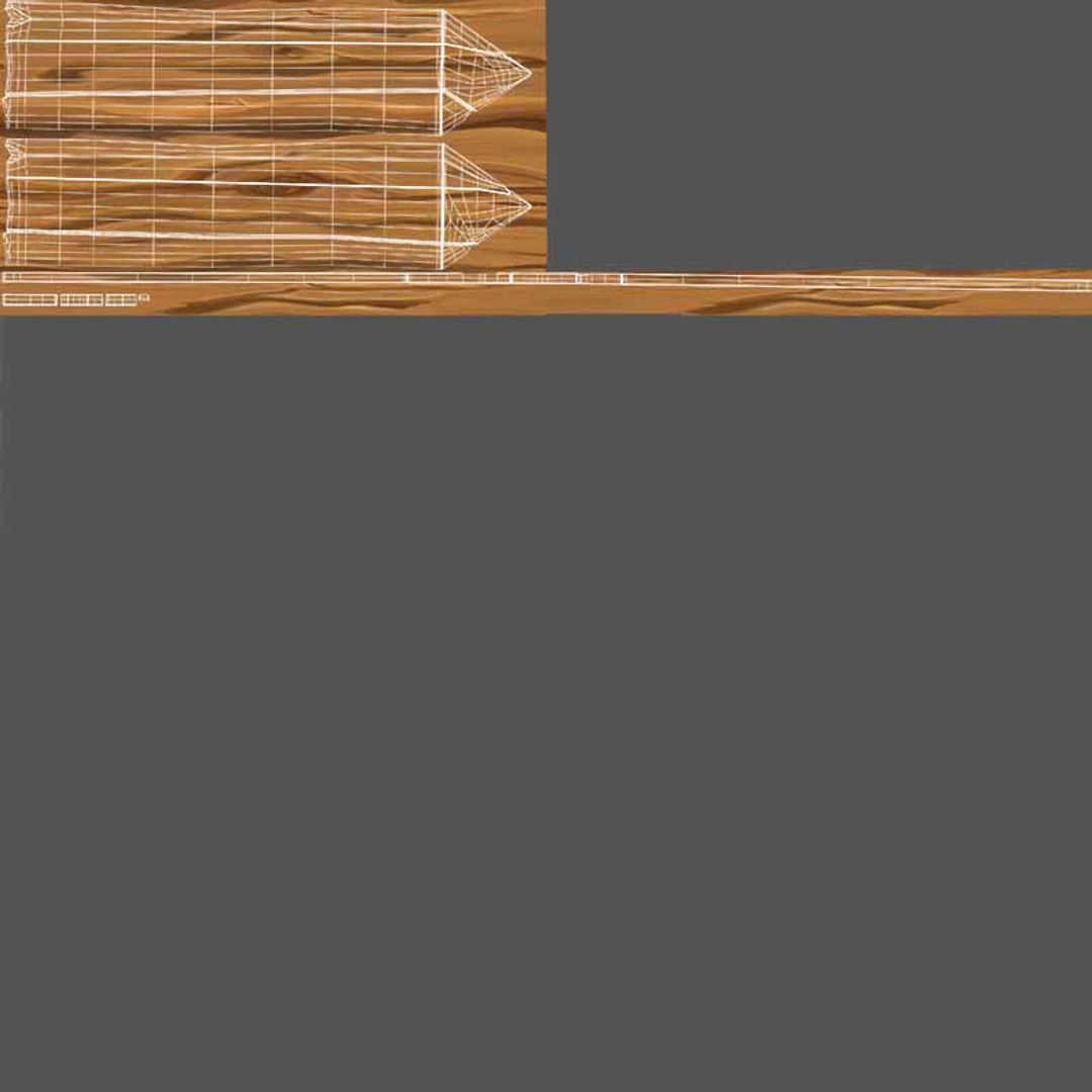 3D Wooden Arrow Sign - TurboSquid 1614009