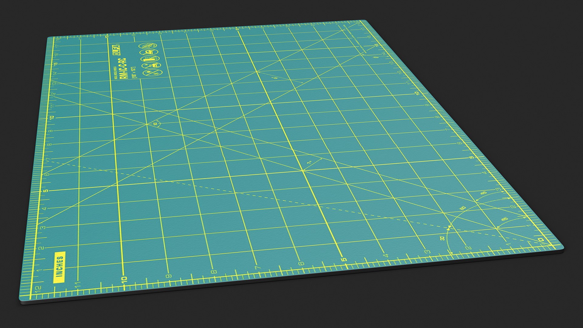 3D Olfa RM-IC-C-RC Cutting Mat Model - TurboSquid 2185893