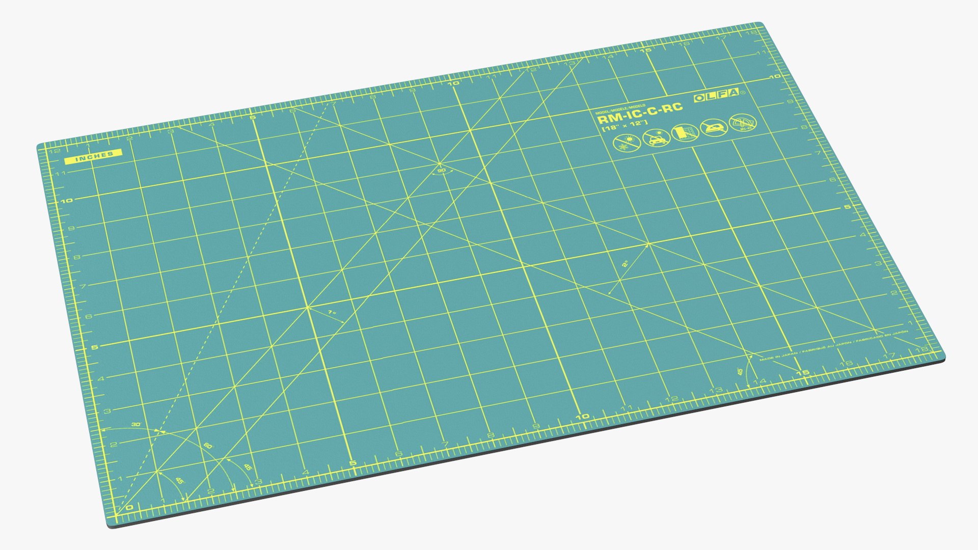 3D Olfa RM-IC-C-RC Cutting Mat Model - TurboSquid 2185893