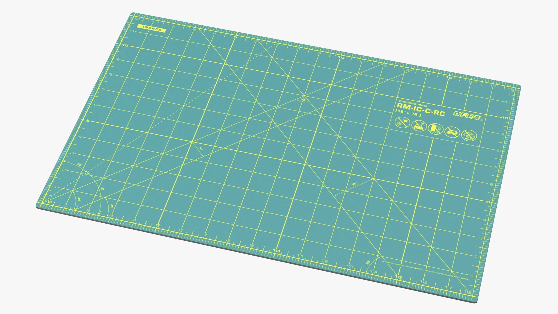 3D Olfa RM-IC-C-RC Cutting Mat Model - TurboSquid 2185893