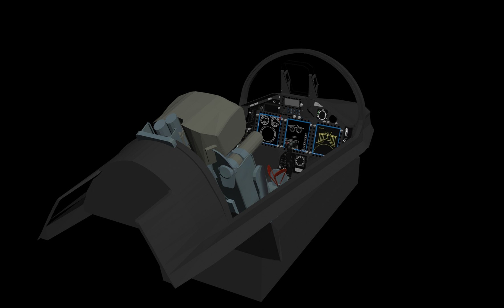 Mig-29k Cockpit 3D Model - TurboSquid 1328641