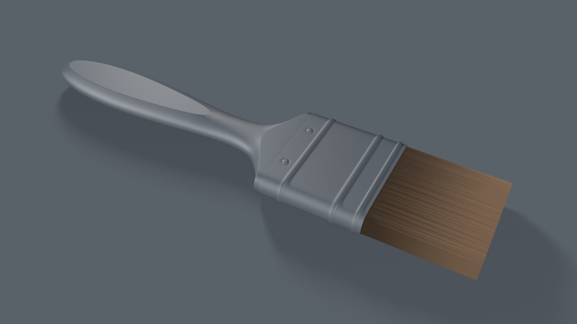 3d Paint Brush Model