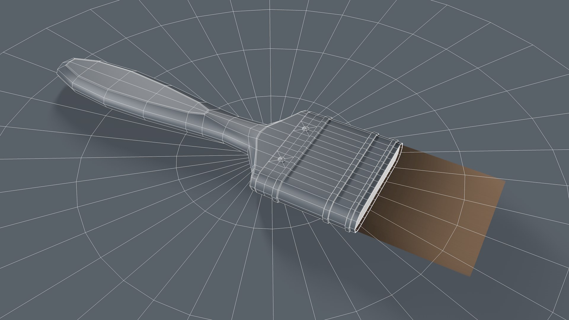 3d Paint Brush Model