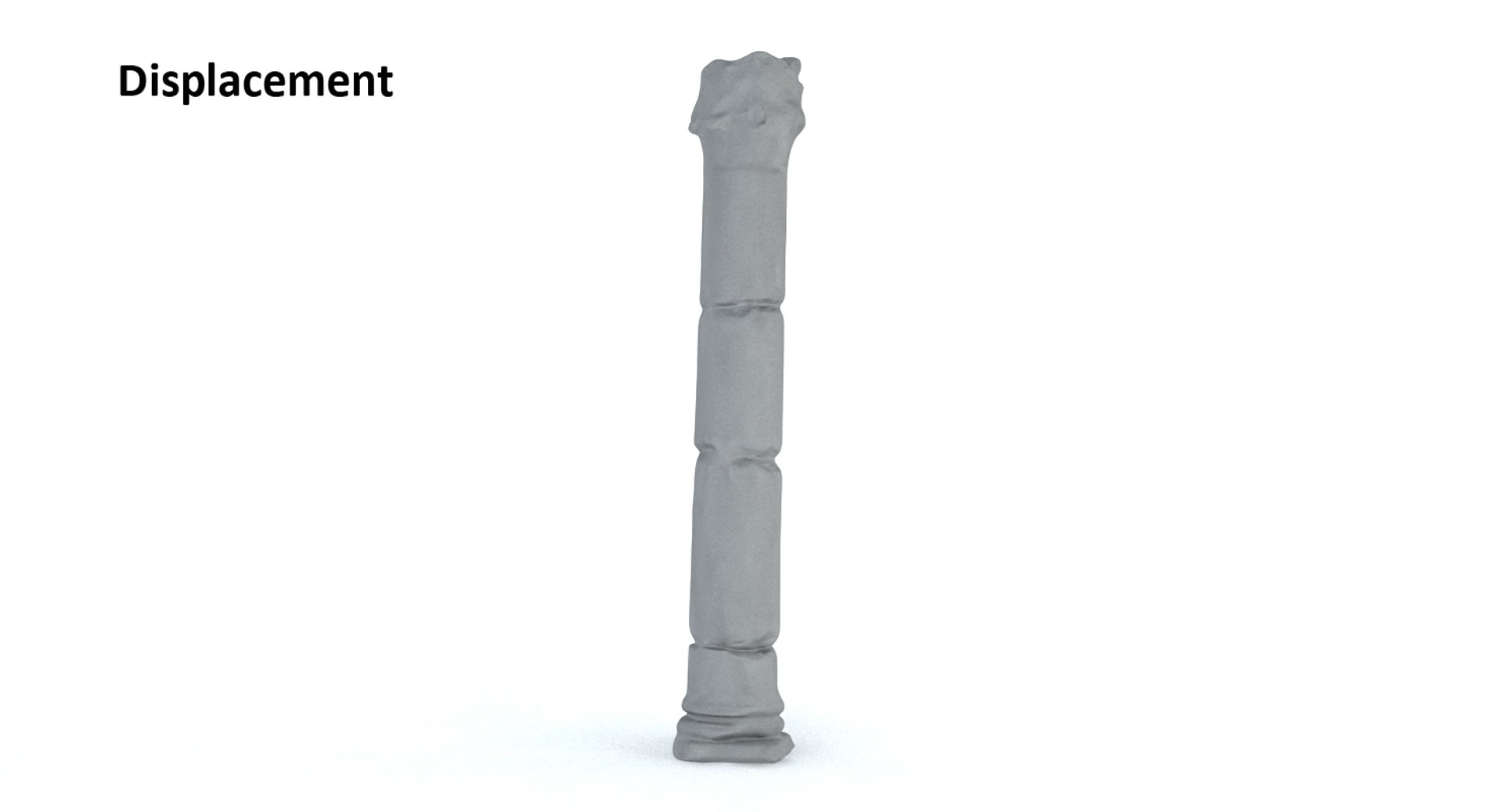 3d Model Of Column Ancient Roman