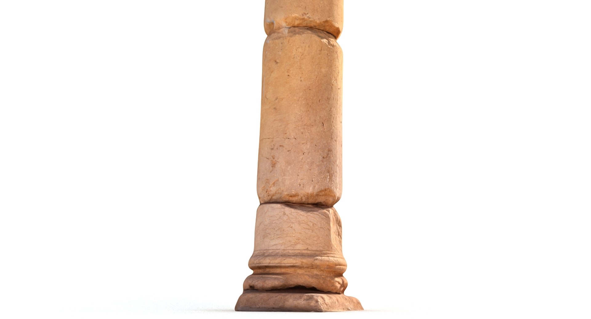 3d Model Of Column Ancient Roman