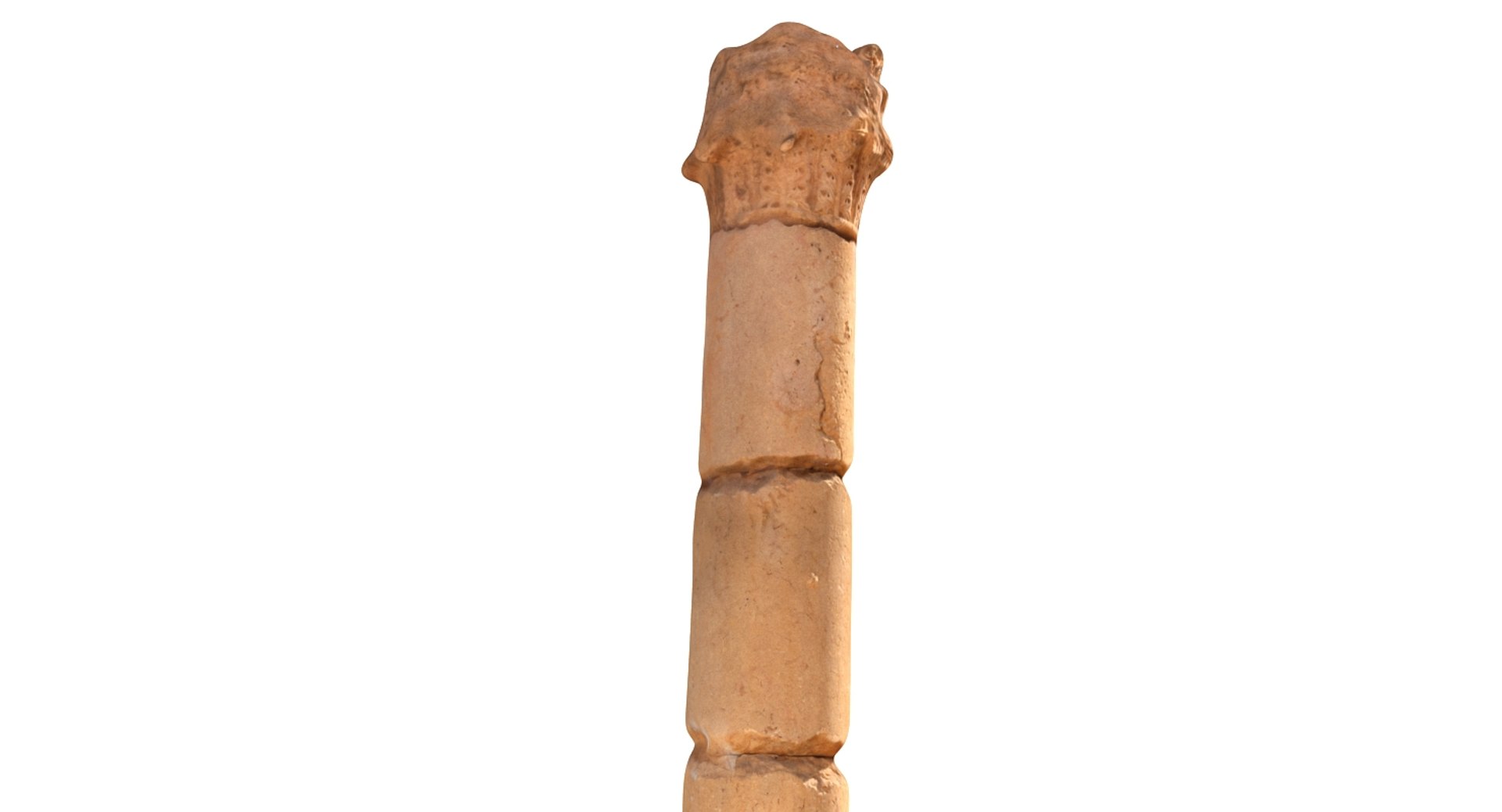 3d Model Of Column Ancient Roman