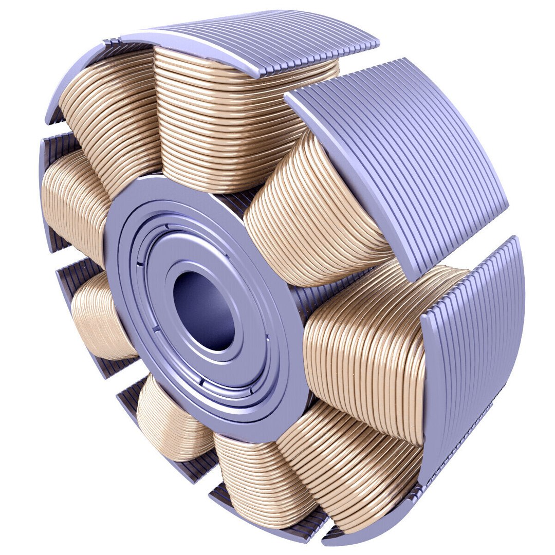 3D Brushless DC Motor Stator Winding 85 - TurboSquid 2383798