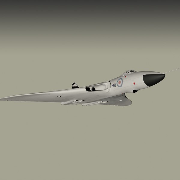 avro vulcan bomber 3d max