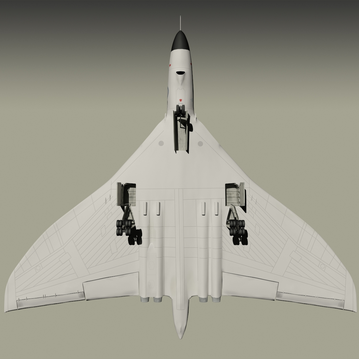 avro vulcan bomber 3d max