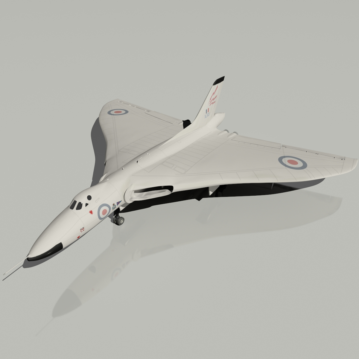 avro vulcan bomber 3d max