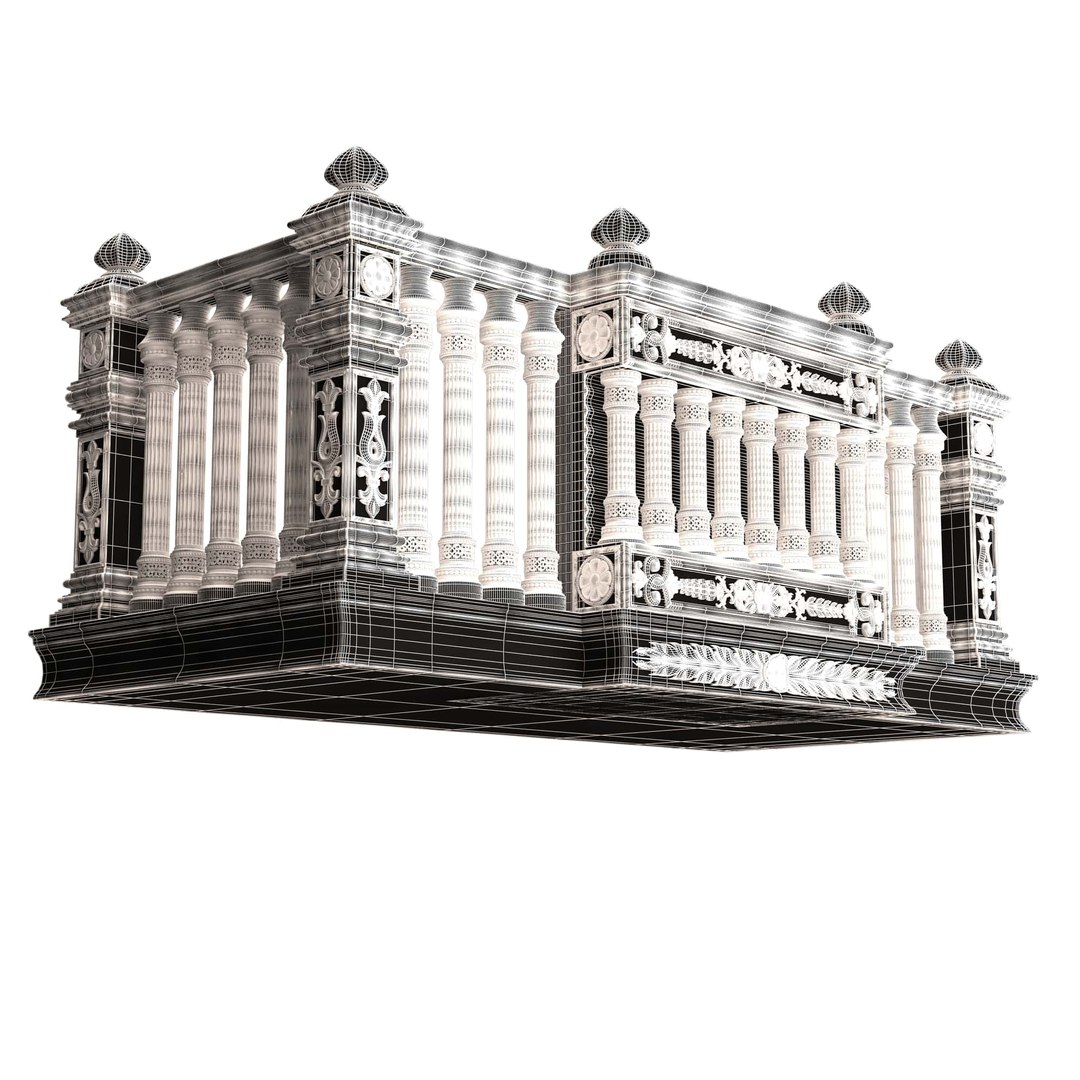 Classic Balcony 05 3D Model - TurboSquid 2324539
