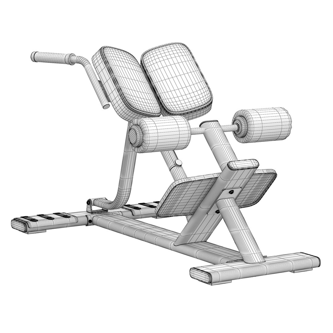 E-7045 Back Extension 3D - TurboSquid 1976737