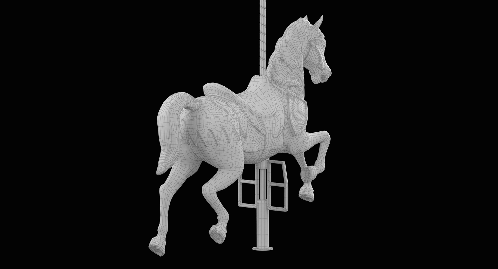 Carousel horse 3D model - TurboSquid 1347528
