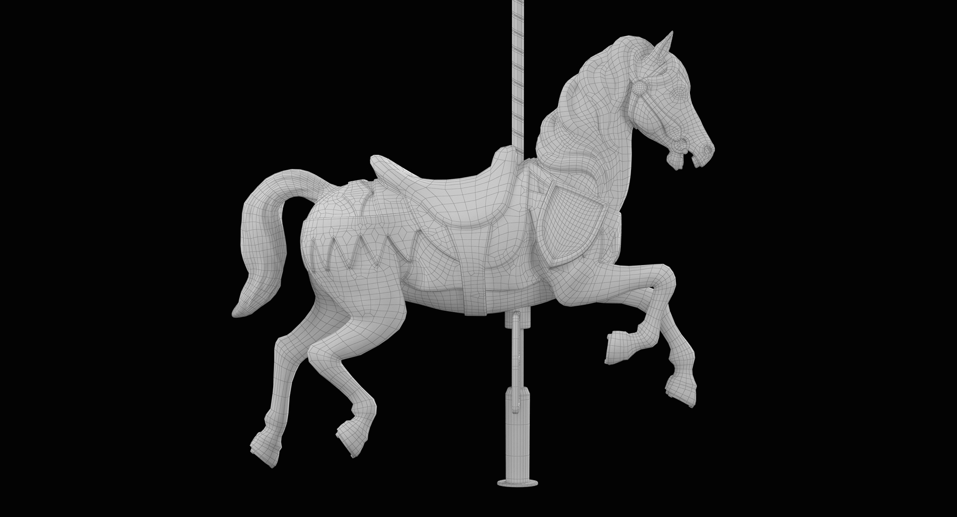 Carousel Horse 3D Model - TurboSquid 1347528