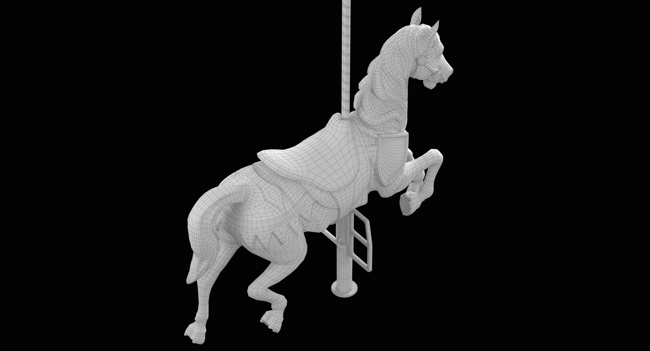 Carousel horse 3D model - TurboSquid 1347528