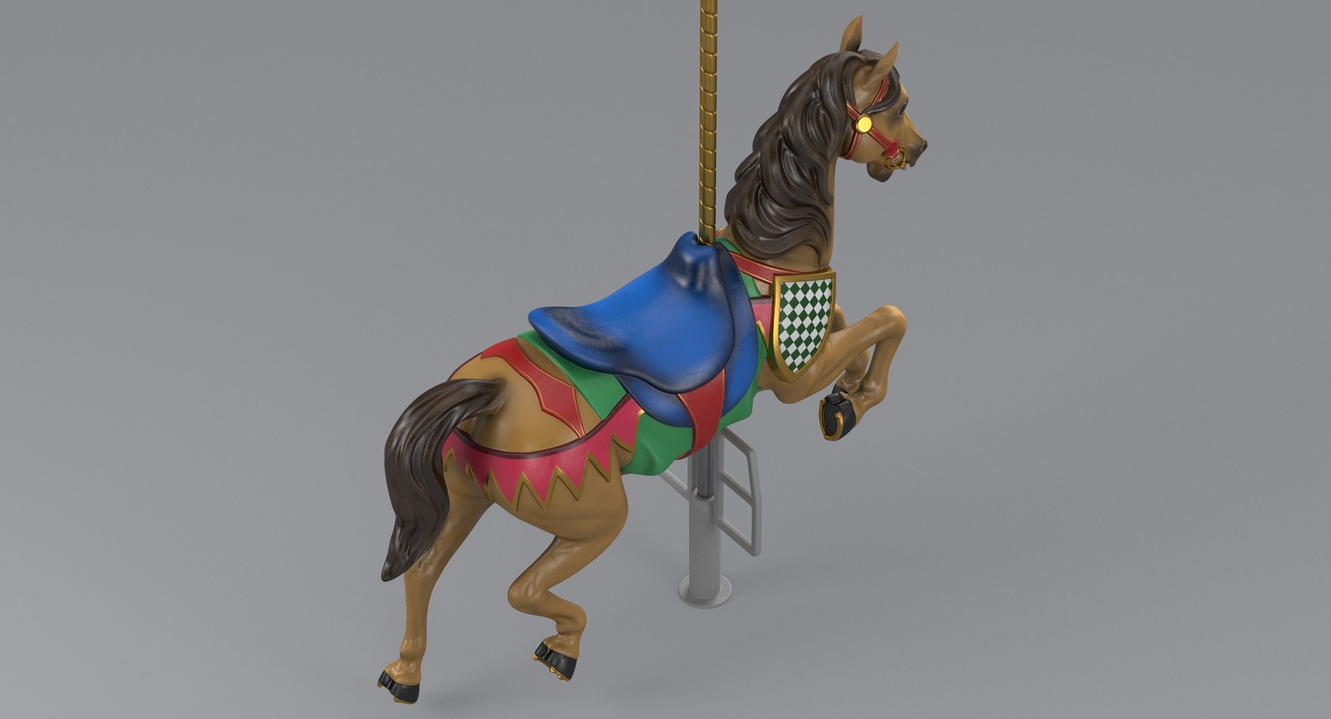 Carousel Horse 3D Model - TurboSquid 1347528