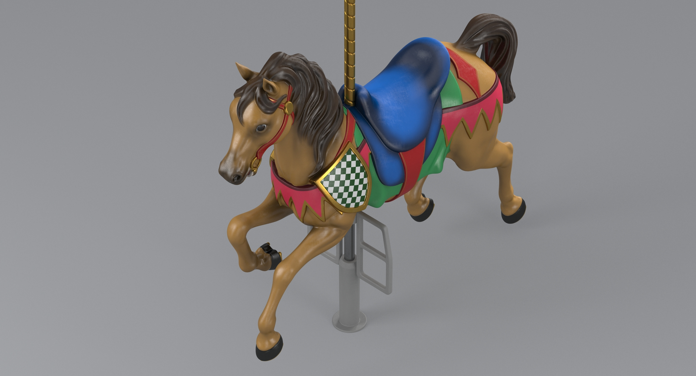 Carousel horse 3D model - TurboSquid 1347528