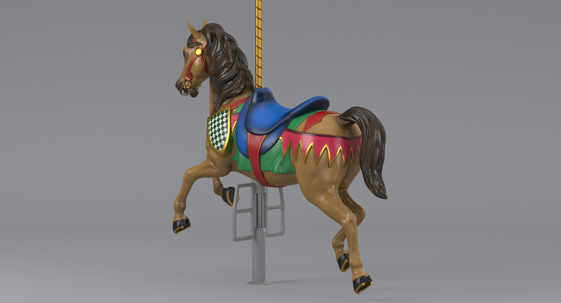 Carousel Horse 3D Model - TurboSquid 1347528